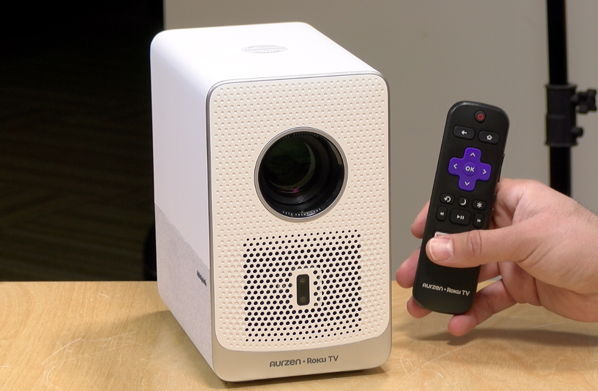 Aurzen Roku D1R Cube Smart Projector Review - Lon Seidman & Lon.TV Blog